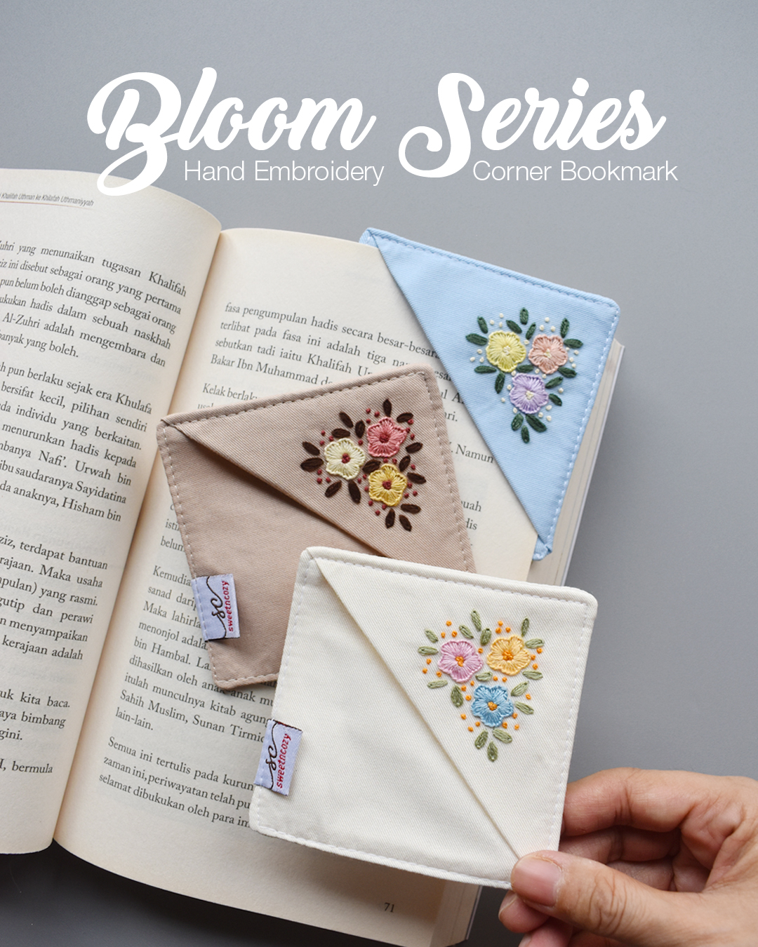 BLOOM SERIES – Corner Bookmark